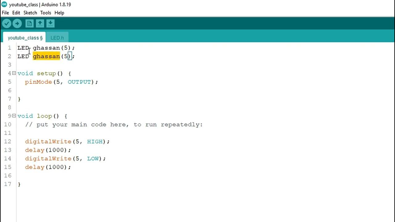 Arduino Class - How to write your own library part 1 (Arabic) - YouTube