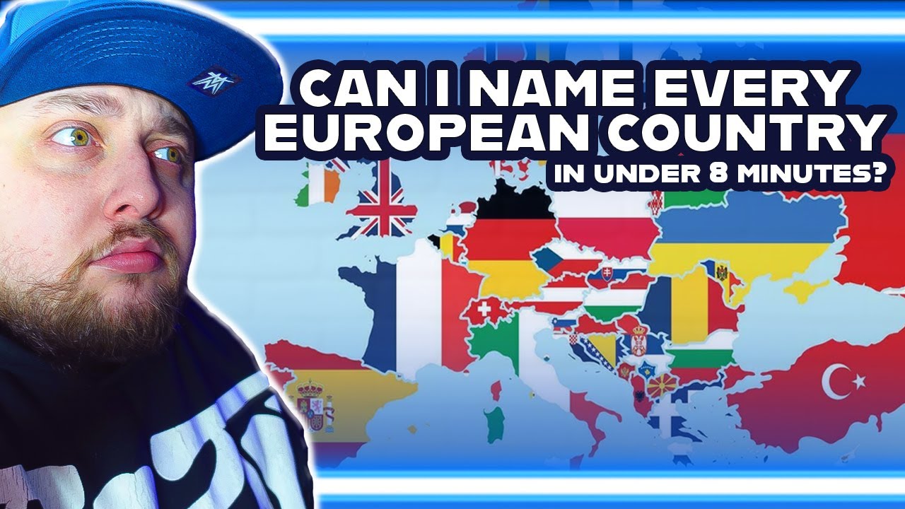 CAN I NAME EVERY EUROPEAN COUNTRY?? (8 minute challenge) - YouTube
