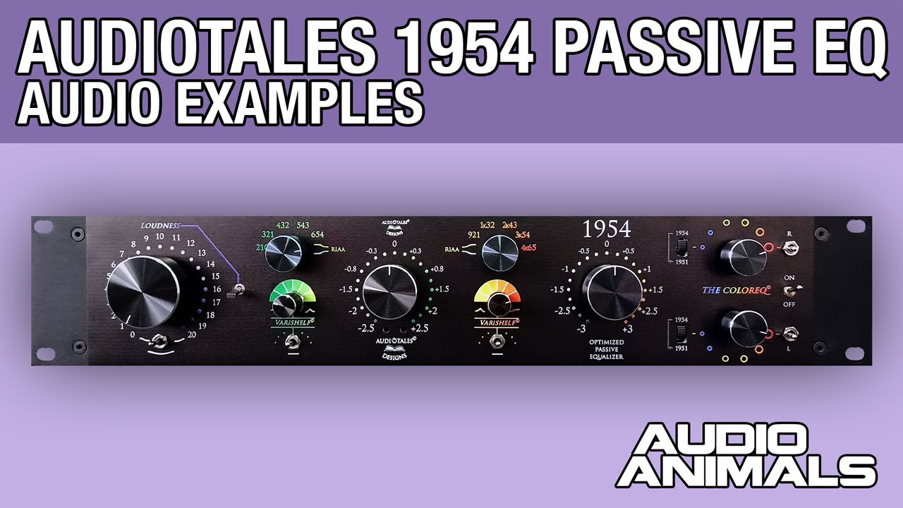 AudioTales 1954 Passive EQ - Audio Examples - YouTube