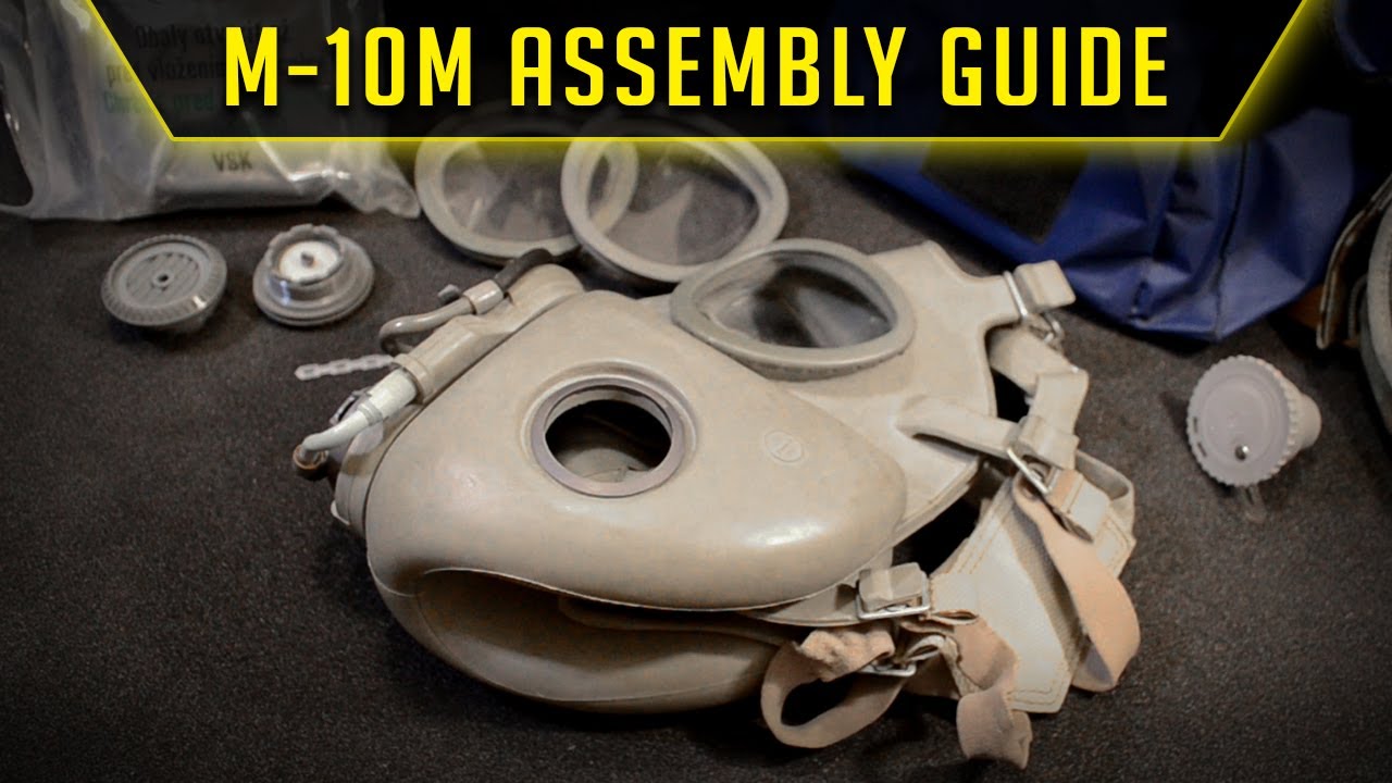 M-10 / M-10M gas mask assembly - YouTube