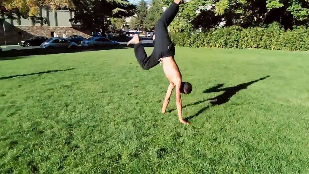 Cartwheel backflip with sideflip Webster - YouTube