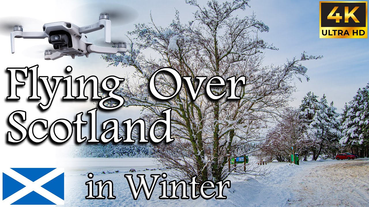 Flying over Scotland | Winter days in Scotland | drone video | DJI MINI ...