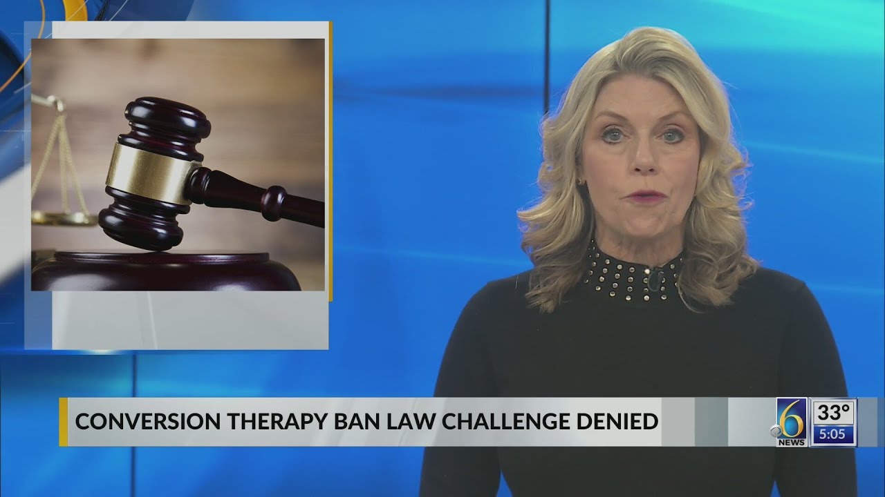 Conversion therapy ban law challenge denied - YouTube