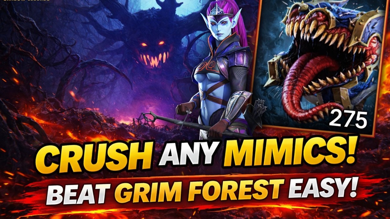 PREP YOUR GRIM FOREST & DESTROY MIMICS EASY WITH THESE CHAMPS! RAID ...