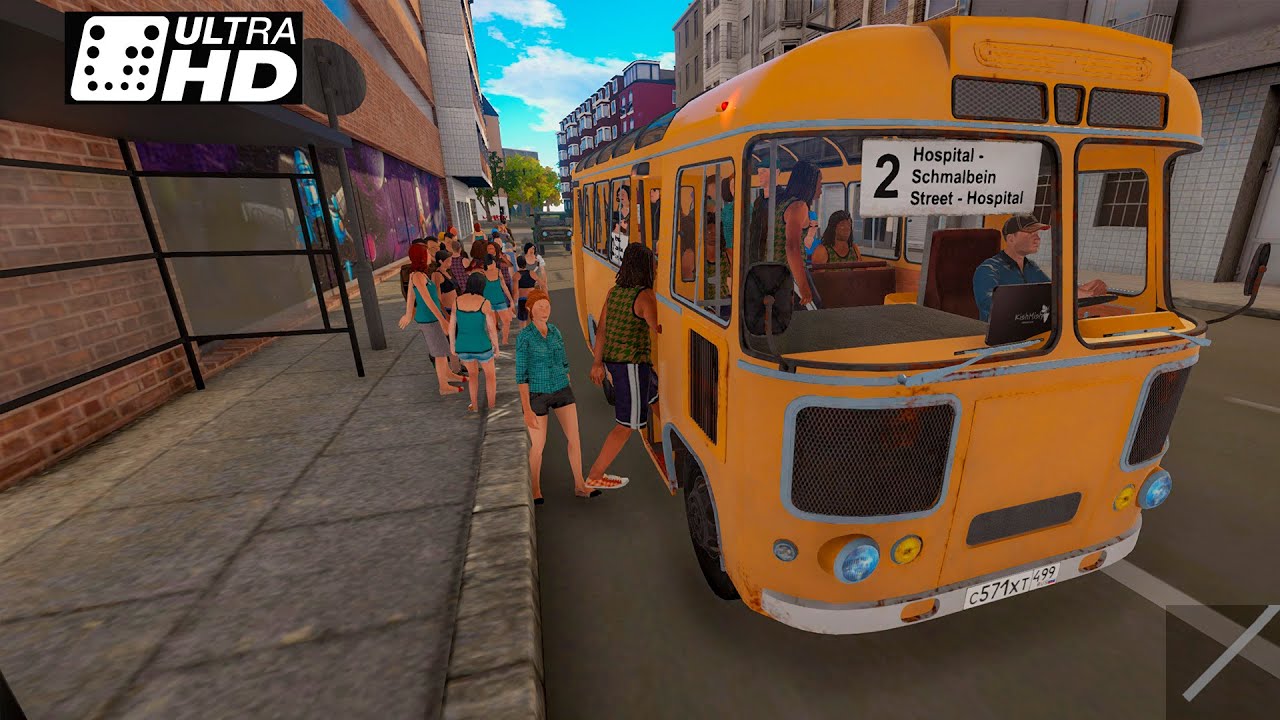 OLD SCHOOL BUS IN GERMANY - #ПАЗ 672 ( PAZ 672) | Bus Driver Simulator ...