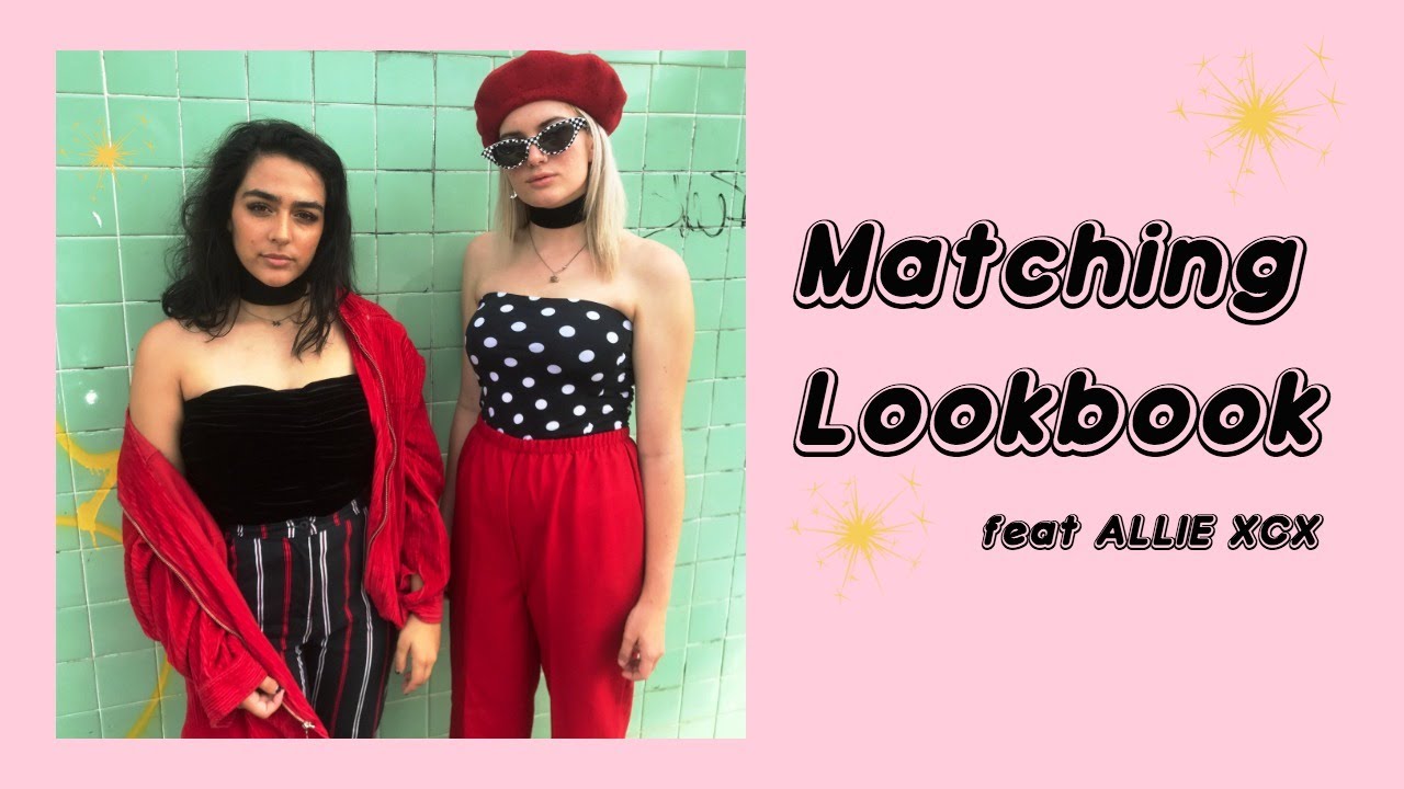 Matching Thrifted Lookbook feat. Allie 2 - YouTube
