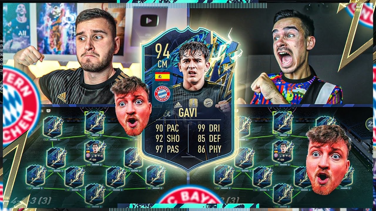 FIFA 22: GAVI BAYERN TRANSFER SQUAD BUILDER BATTLE 😱😱 - YouTube