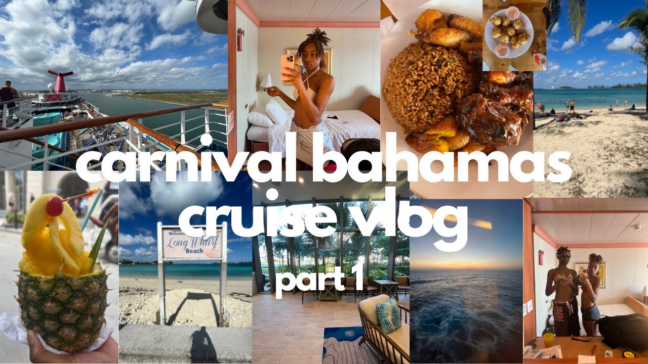 bahamas carnival cruise vlog *part 1* - YouTube