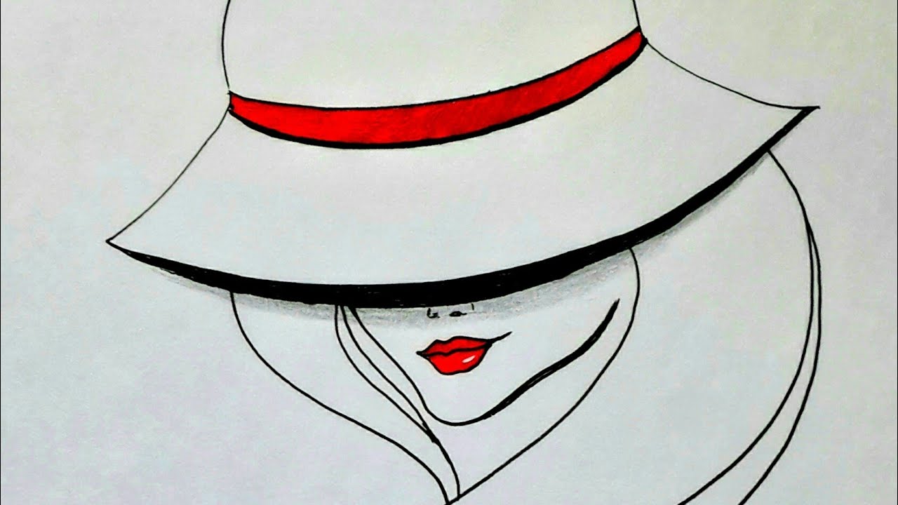 Farjana Drawing Academy Girl With Red Lips | Lipstutorial.org