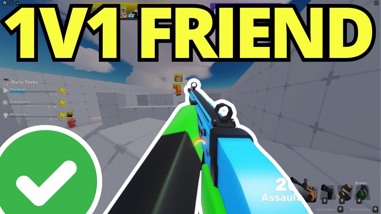 How To 1v1 Your Friend in Roblox Rivals - YouTube