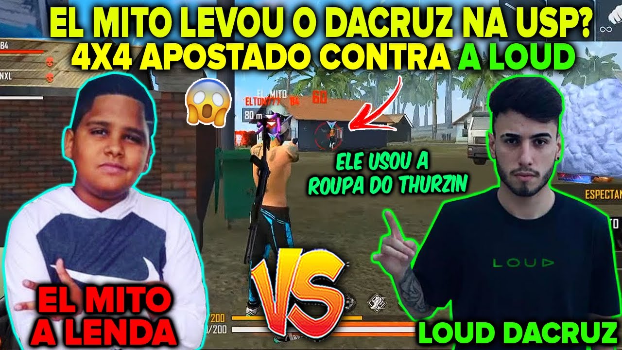 EL MITO AMASSOU O DACRUZ NA USP? USOU A SKIN DO THURZIN E FEZ O ...