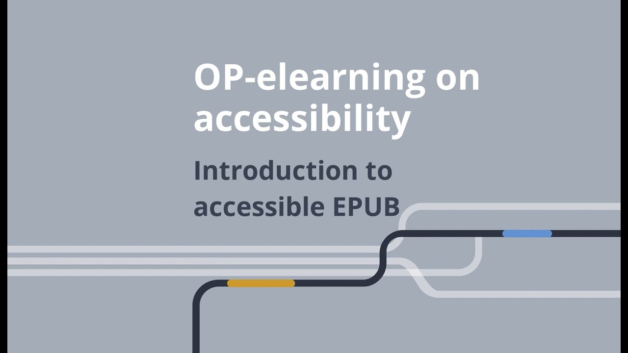 Introduction to accessible EPUB - YouTube