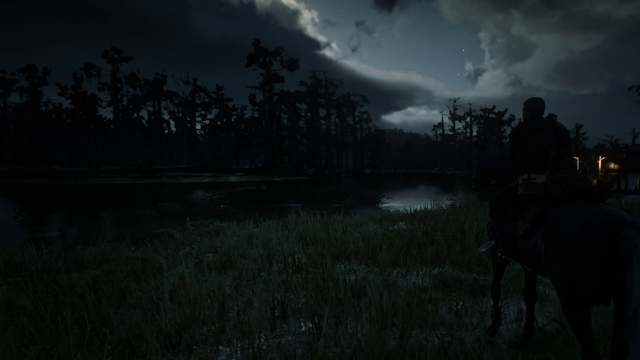 Red Dead Redemption 2 - Night Swamp Ambiance 2 (crickets, frogs, birds ...