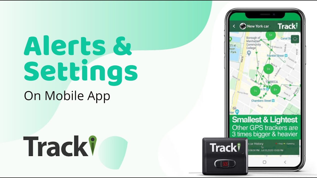Tracki - Settings and Alerts - YouTube