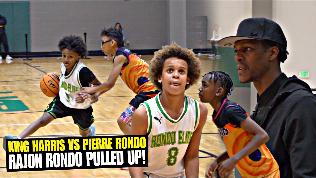 Rajon Rondo Pulled Up| King Harris vs Pierre Rondo 2030 Matchup, Trey ...