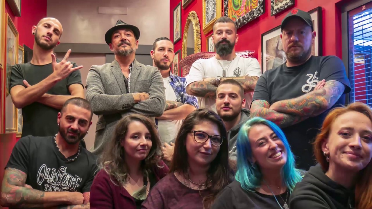 Il team Old Gate Tattoo, studio tatuaggi Roma - YouTube