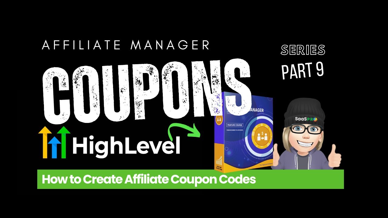 How to Create Affiliate Coupon Codes For Better Tracking with HighLevel ...