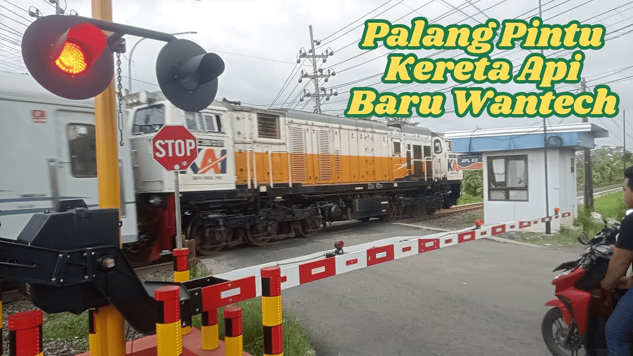 Palang Pintu Kereta Api Baru Wantech di JPL 002 - YouTube