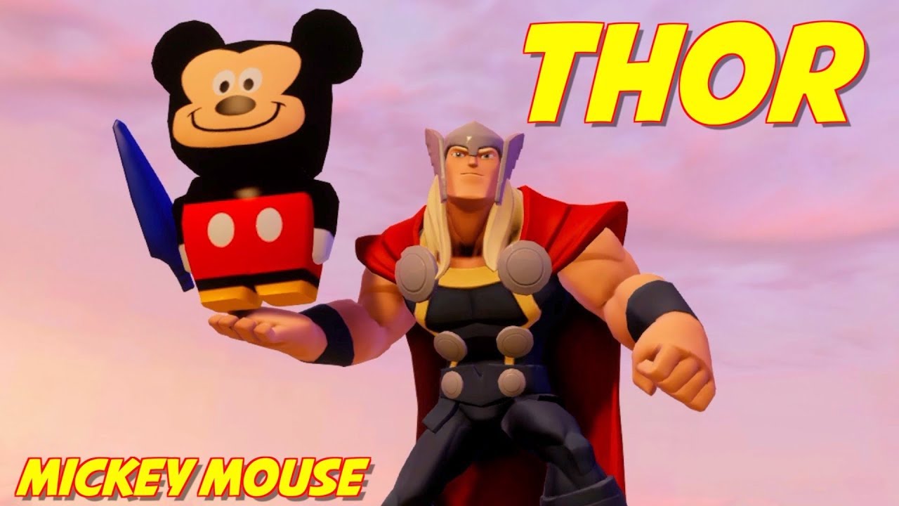 Thor and Mickey Mouse | God of Thunder | Superheroes - YouTube