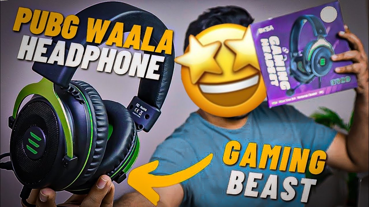 Best Headphones for gaming (bgmi) under budget gaming headphones eska ...