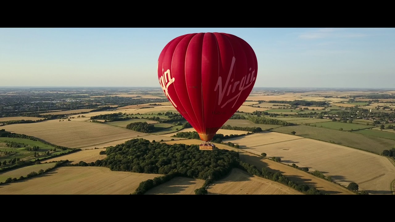 Hot air balloon By Drone ! Pt1 - YouTube
