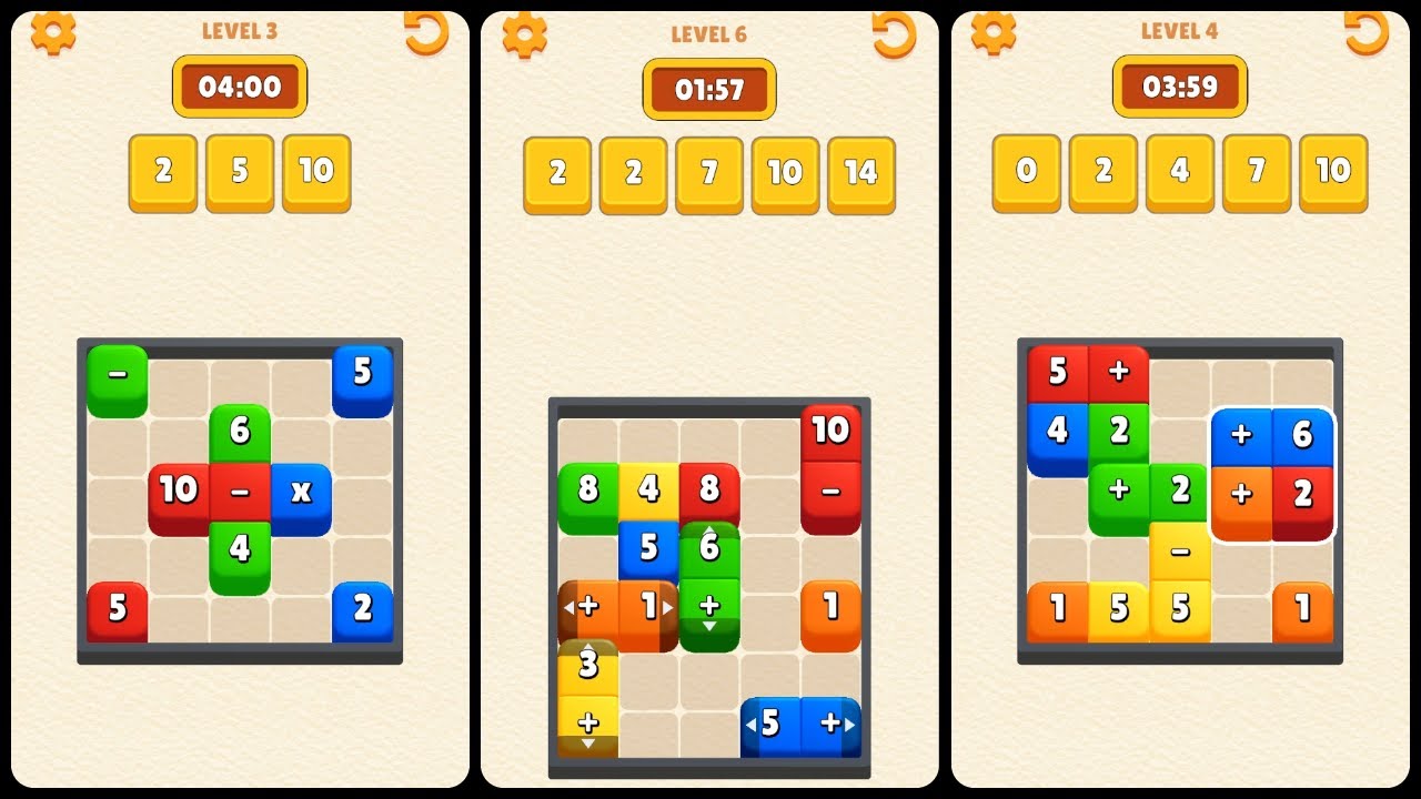 Color Math Jam Mobile Game | Gameplay Android - YouTube