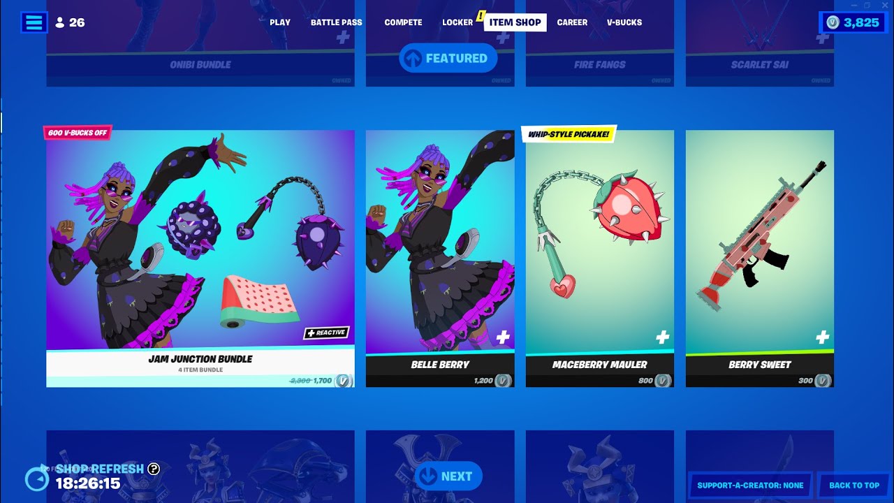 🔴JAM JUNCTION BUNDLE - ITEM SHOP NEW UPDATE FORTNITE LIVE (FORTNITE ...