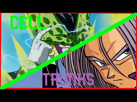 TRUNKS vs CELL pelea EPICA