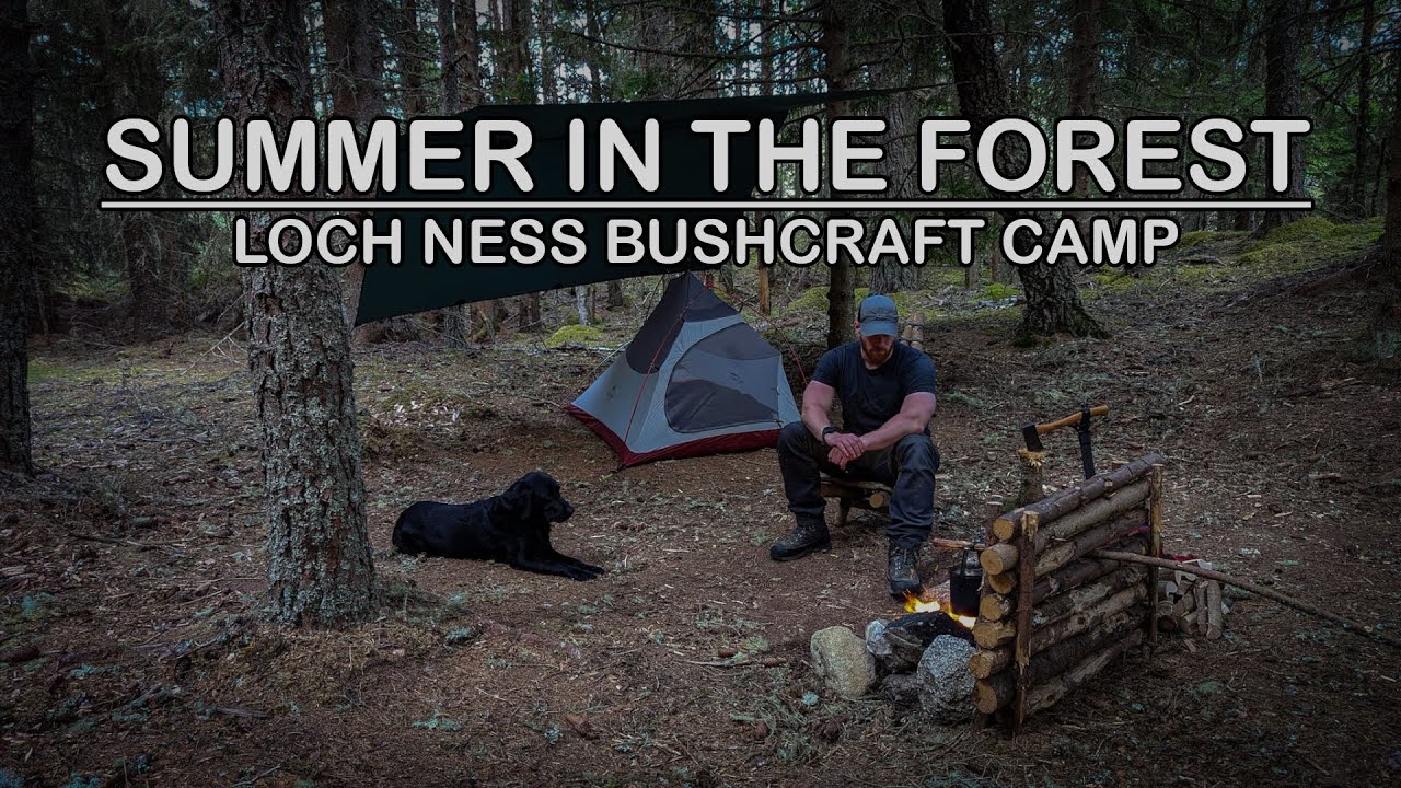 Loch Ness Bushcraft Camp | Campfire Popcorn - YouTube