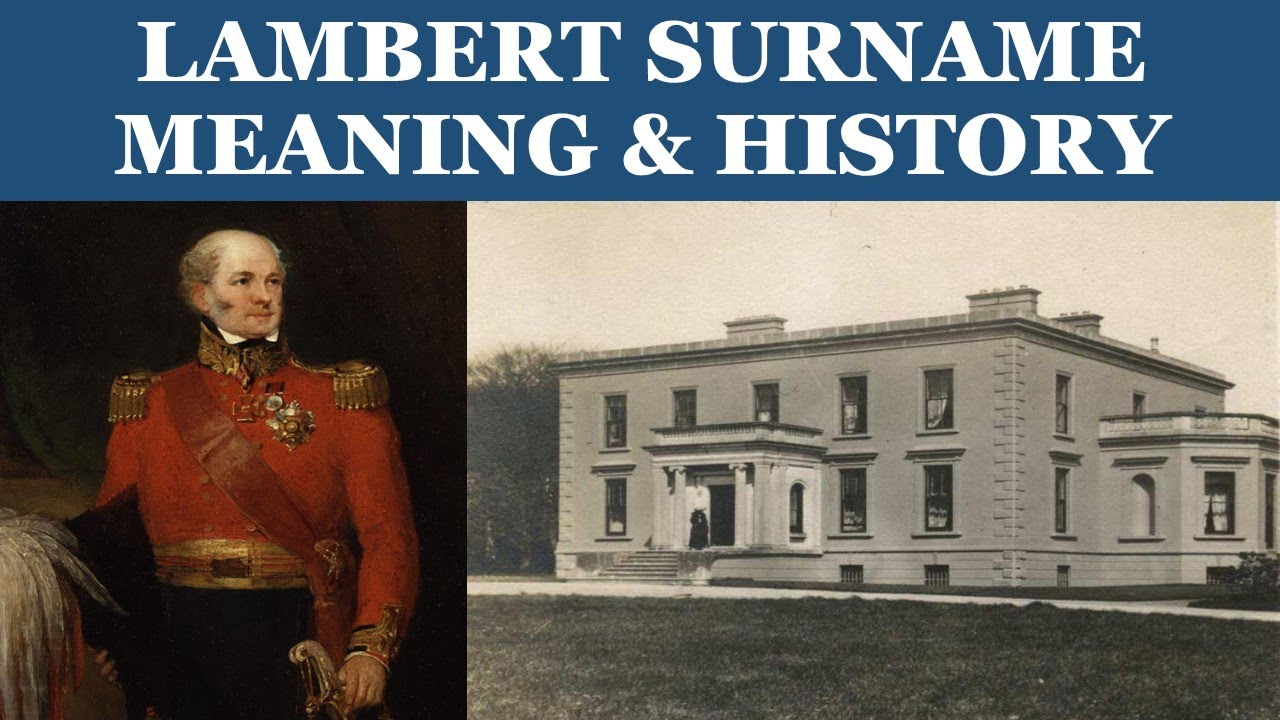 Lambert Surname History - YouTube