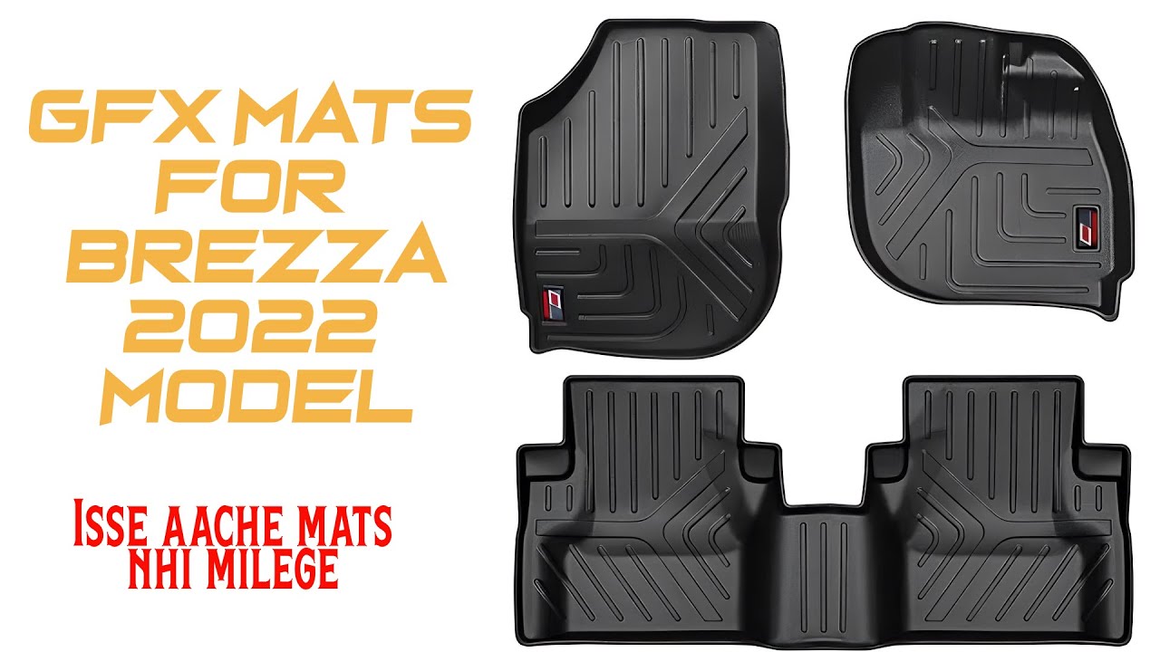 Original GFX MATS for Brezza | Brezza 2022 model | GFX MATS | Car ...