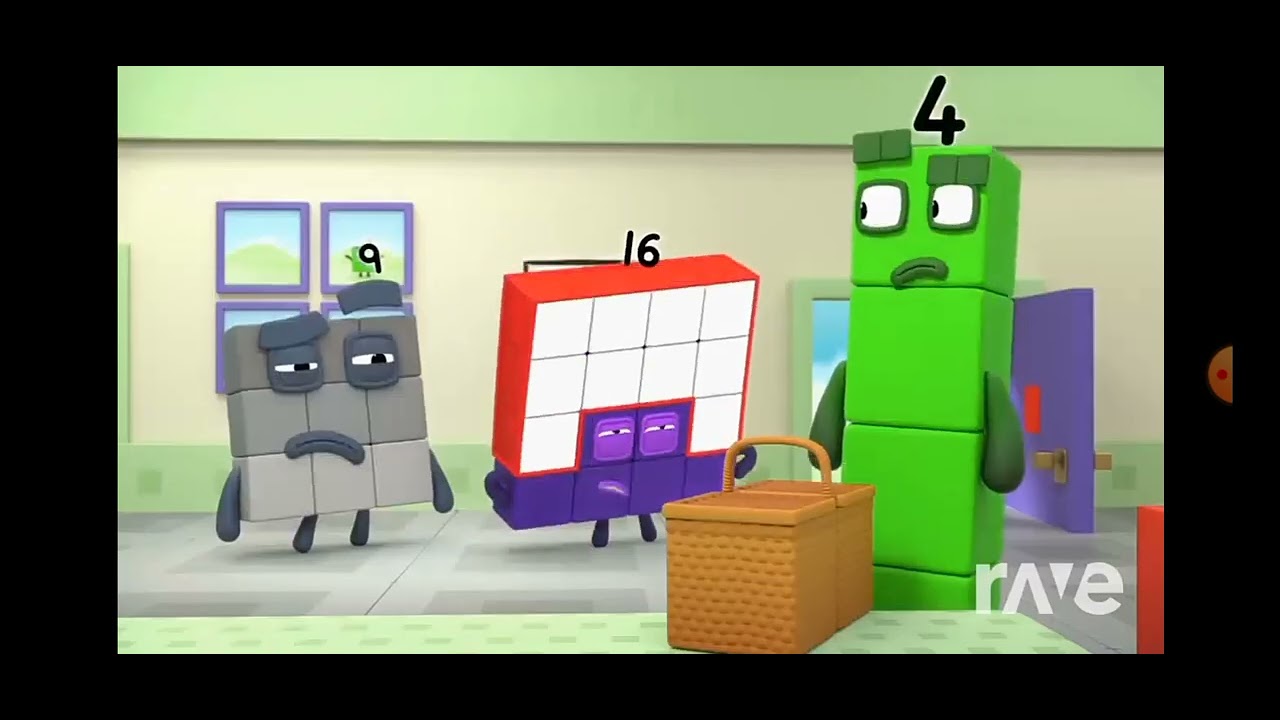 numberblocks Brasil rave DJ ravenight - YouTube