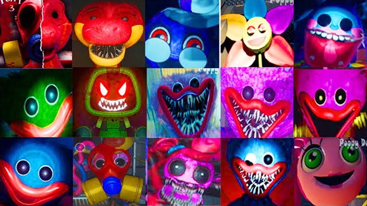 Poppy Playtime Chapter 1+2+-3 vs Ultimate Custom Night All New ...