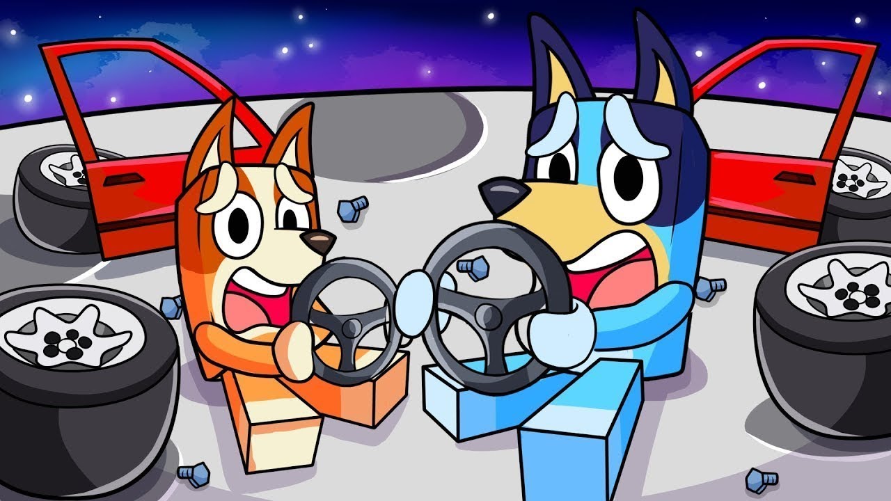BLUEY AND BINGO HAVE A LONG JOURNEY THROUGH SPACE in ROBLOX! - YouTube