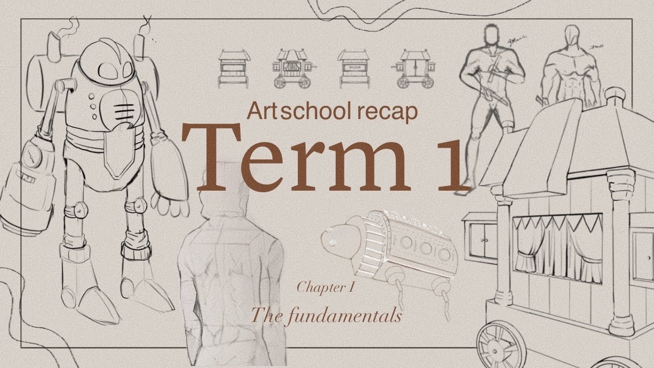 ART SCHOOL RECAP 🎨🏫 || Syn Studio Term 1: The Fundamentals - Homework ...