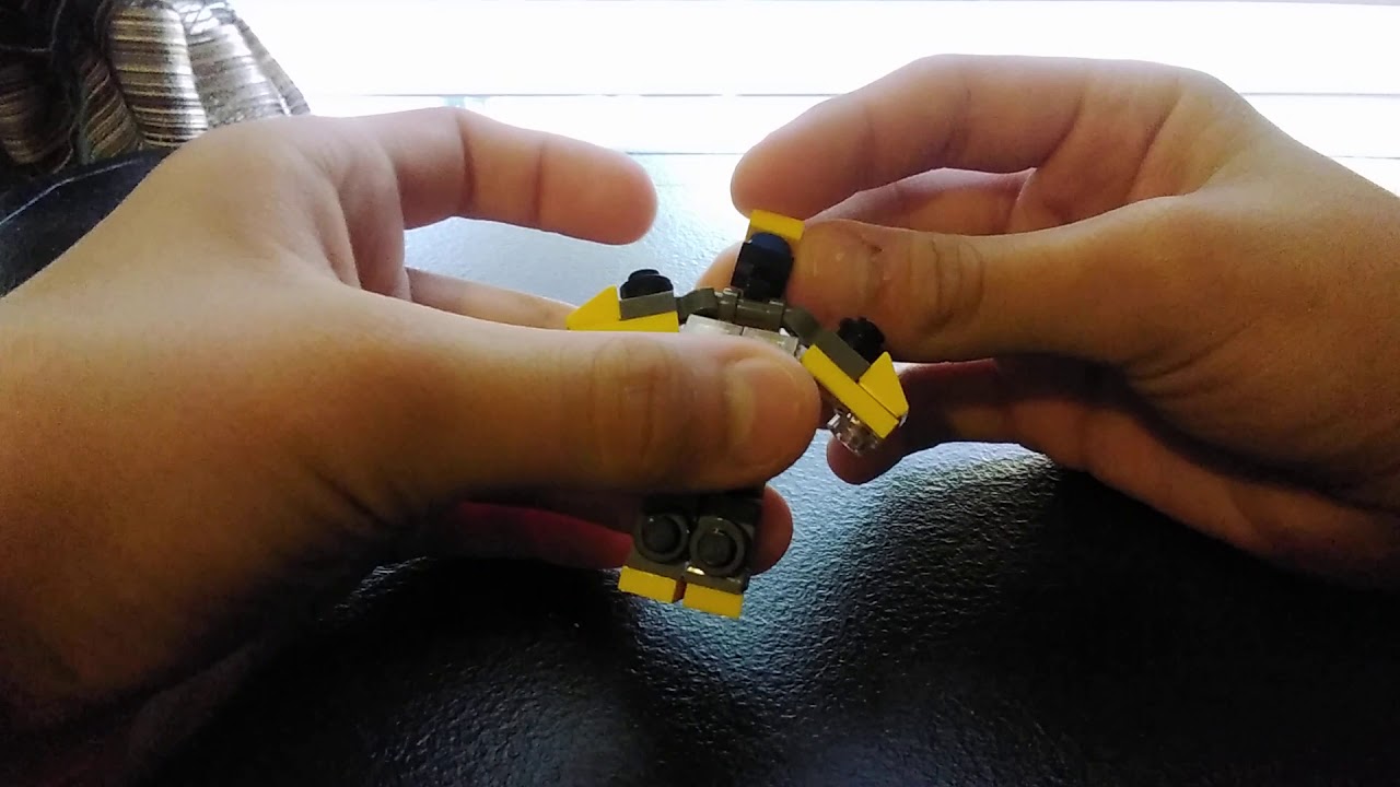 how to build lego transformer bumblebee mini - YouTube