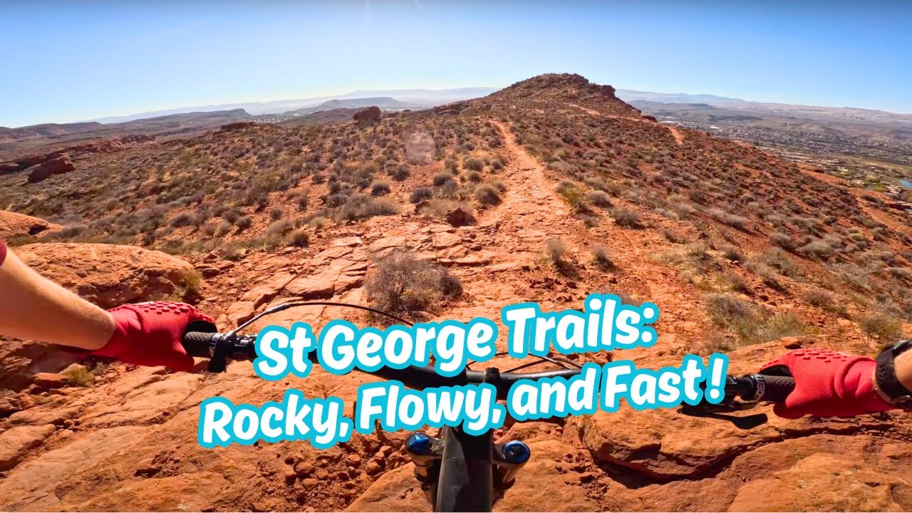 Shredding the Red Rocks of St. George, Utah! 🏜️🚵‍♂️ Epic MTB Adventure ...