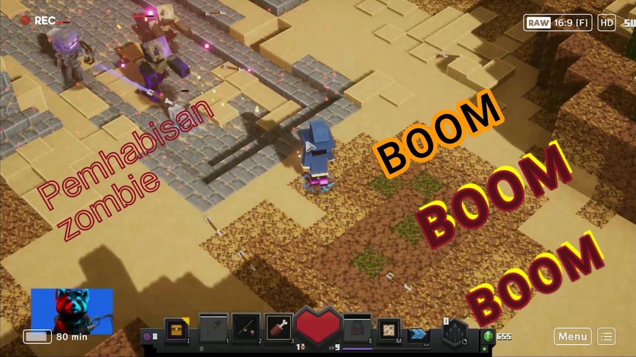 boom boom Minecraft vs zombie #minecraft#zombeenature - YouTube