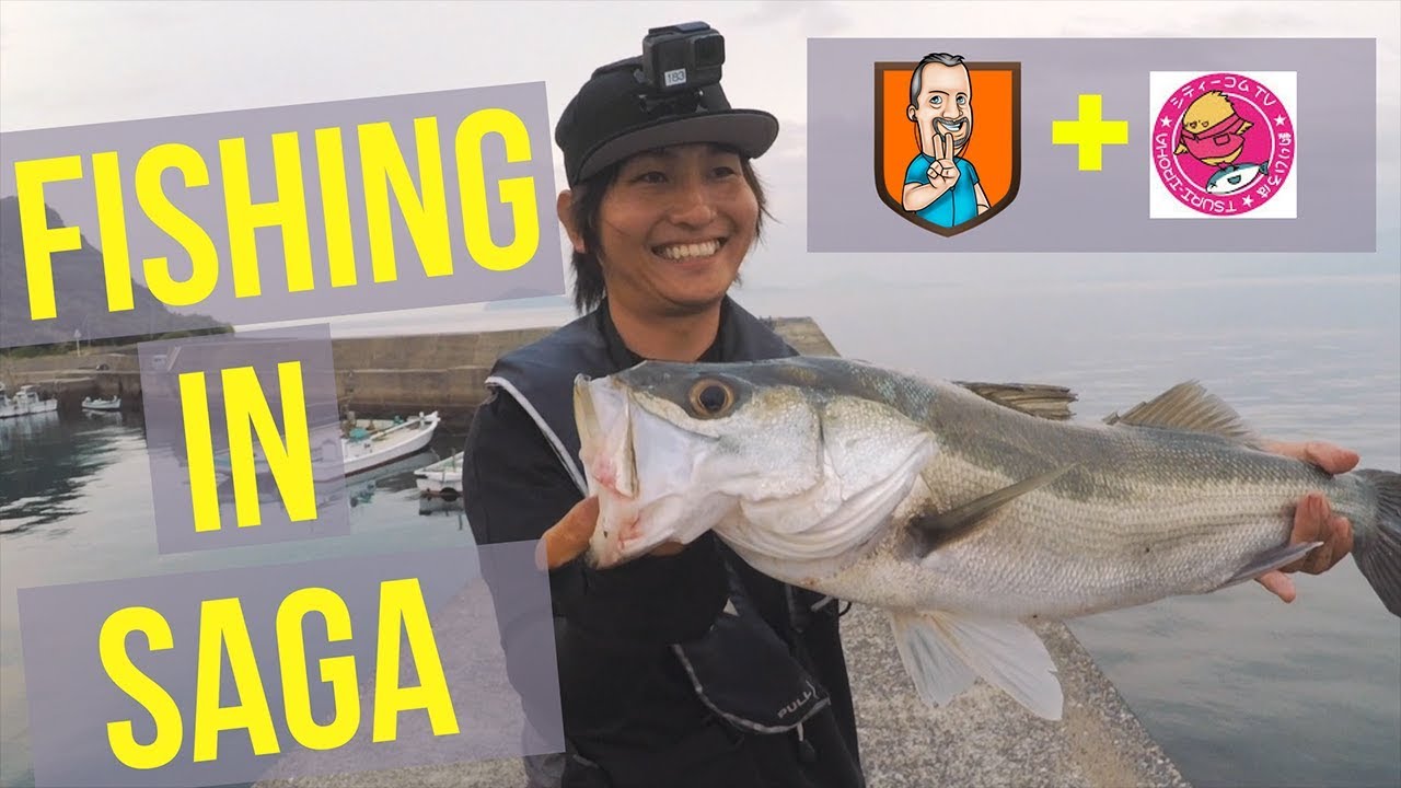 Fishing in Saga - Collabing with Tsuri Iroha - Seabass & Aji's - YouTube