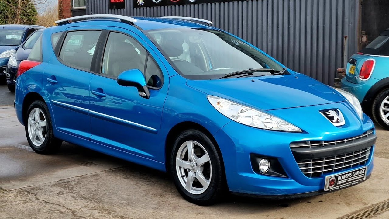 2013 (63) Peugeot 207 SW Active 1.6 HDi 5Dr in Oasis Blue. 71k Miles. 9 ...