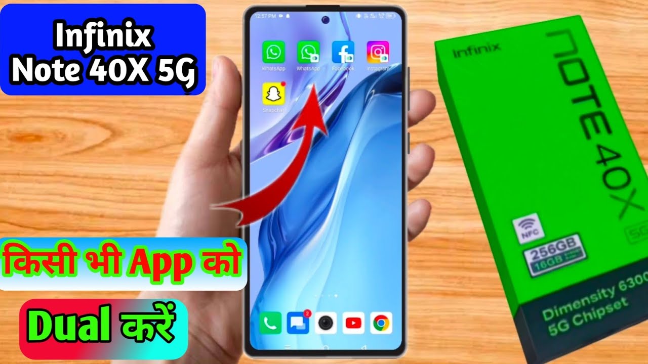 infinix note 40x 5g dual app settings, infinix note 40x 5g me dual app ...