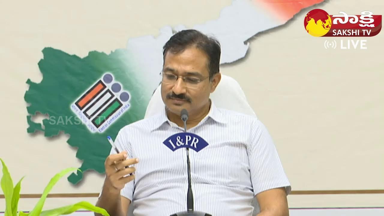 Live Ap Chief Electoral Officer Mukesh Kumar Meena Press Meet Ap