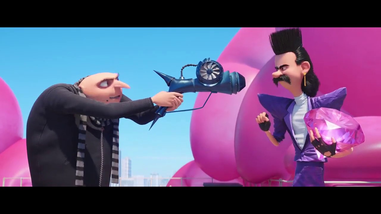 Despicable Me 3 - Felonious Gru Vs Balthazar Bratt Fight Hindi - YouTube