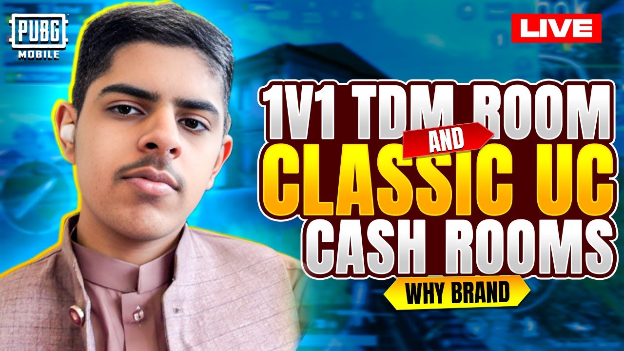 AJAO WOW ROOMS AND 1v1 TDM ROOMS | CLASSIC UC ROOMS | CUSTOM ROOMS WOW ROOMS | PUBG MOBILE LIVE ...