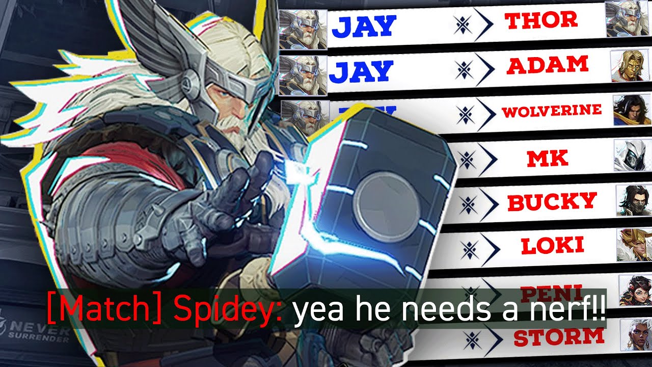 Maybe Thor Did Deserve A Nerf After All.. - YouTube