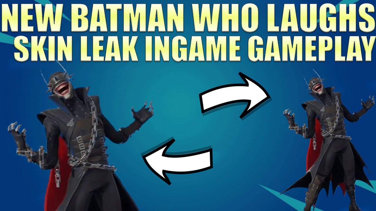 NEW The Batman Who Laughs Skin Leak InGame - Fortnite x DC Comic Collab ...