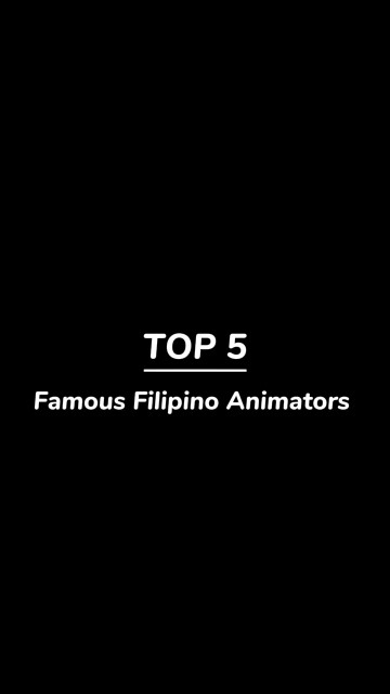 Top 5 famous Animators in Philippines | Pinoy Animation - YouTube