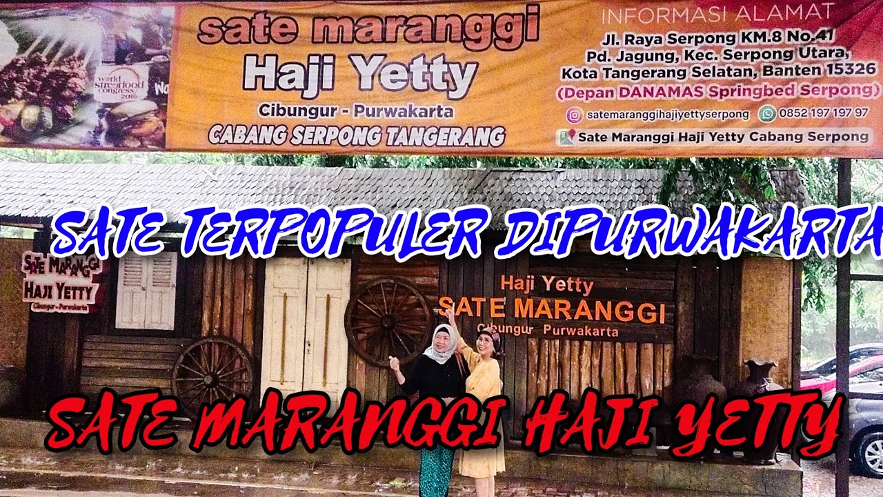 SATE Maranggi HAJI Yetty PALING POPULER DI PURWAKARTA 🔴 TEMPAT KULINER ...