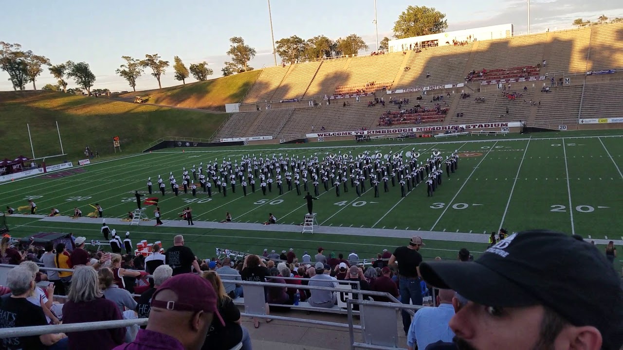 WTAMU Buff Marching Band Halftime 9/15/2018 - YouTube
