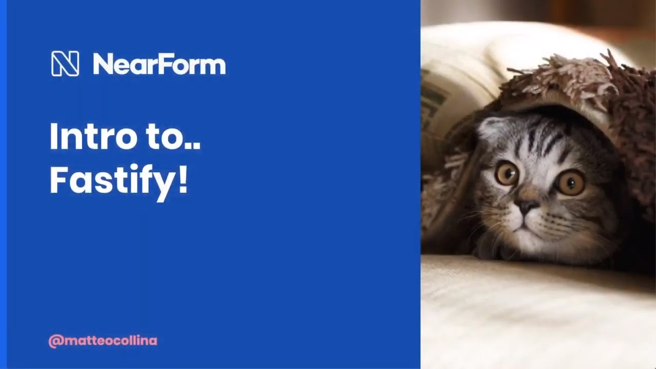 Intro to Fastify - Matteo Collina - YouTube